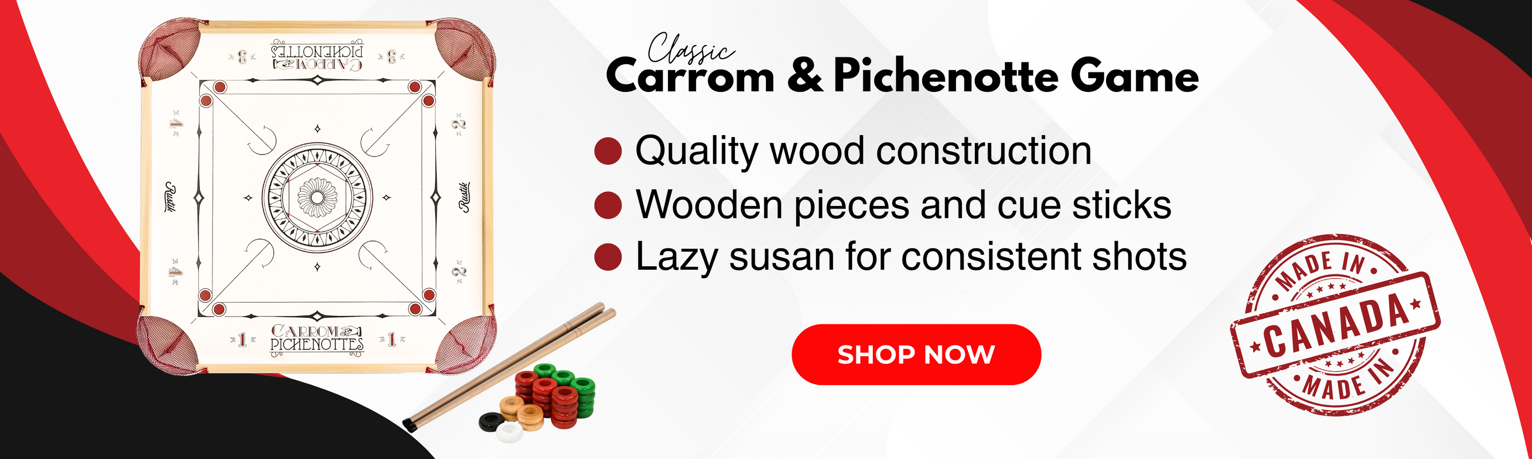Carrom Canada - Tournament Boards, Accessories, and more!